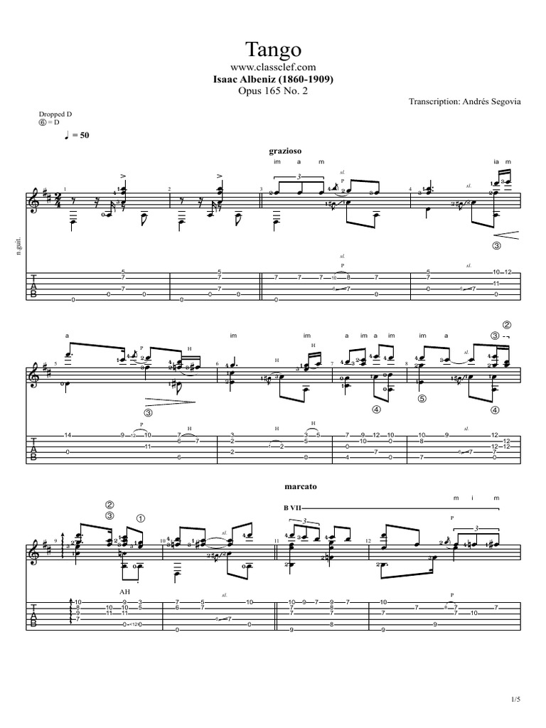 Albeniz Tango | PDF