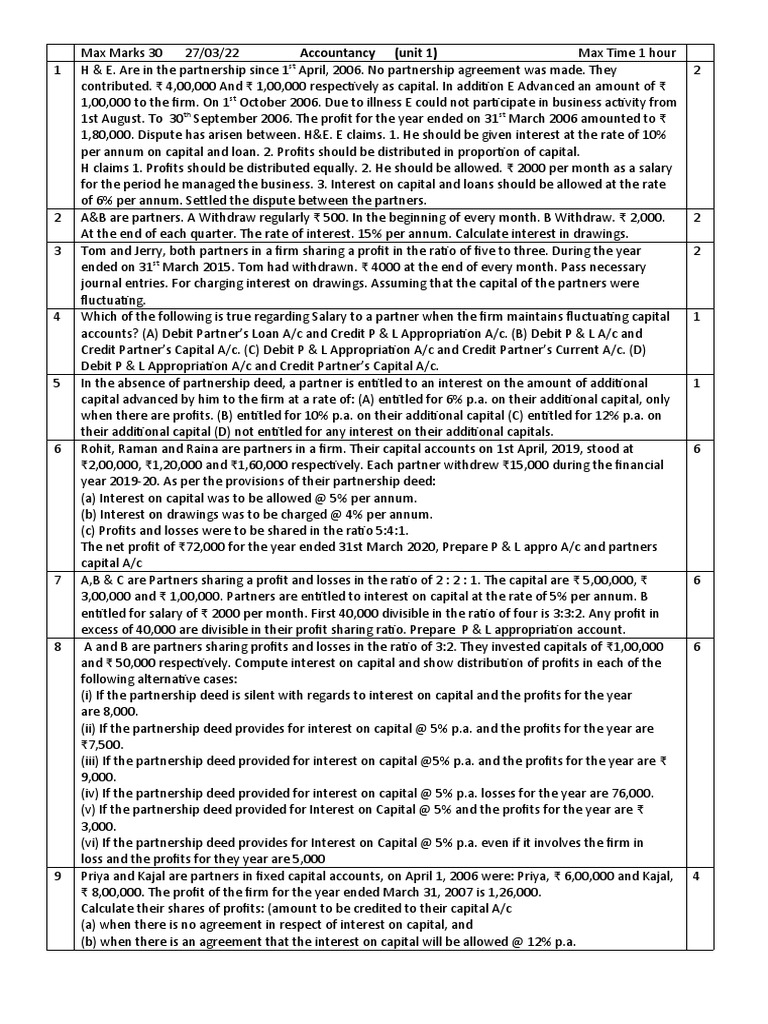 Partnership Dispute Resolution and Accounting | PDF | Law
