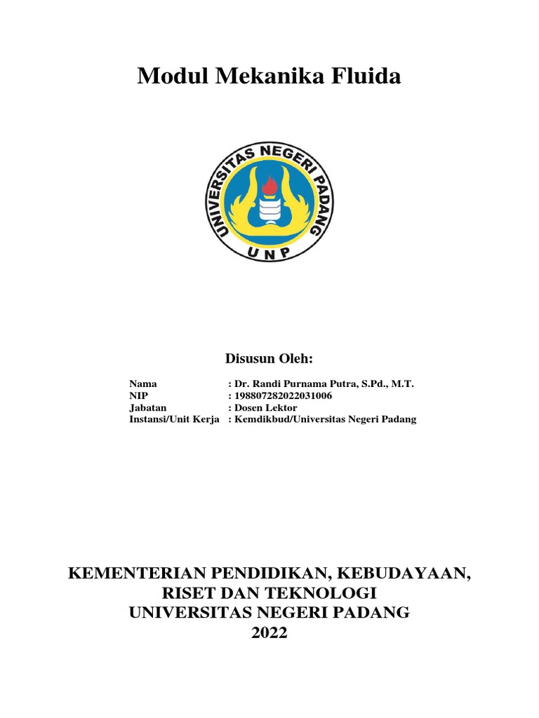 Modul Mekanika Fluida | PDF