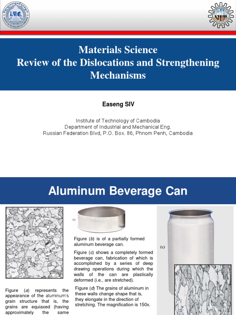 SDM2-session4-dislocation and Strengthening - Mechanisms-Review | PDF | Dislocation ...