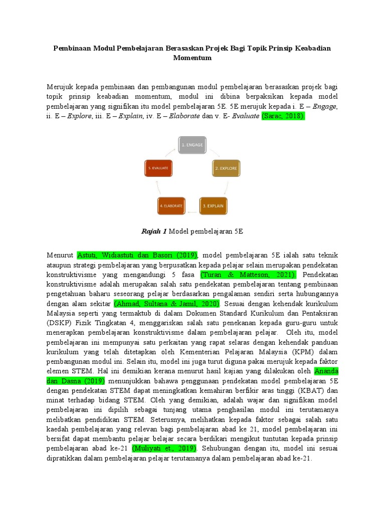 Modul 5E: Keabadian Momentum | PDF