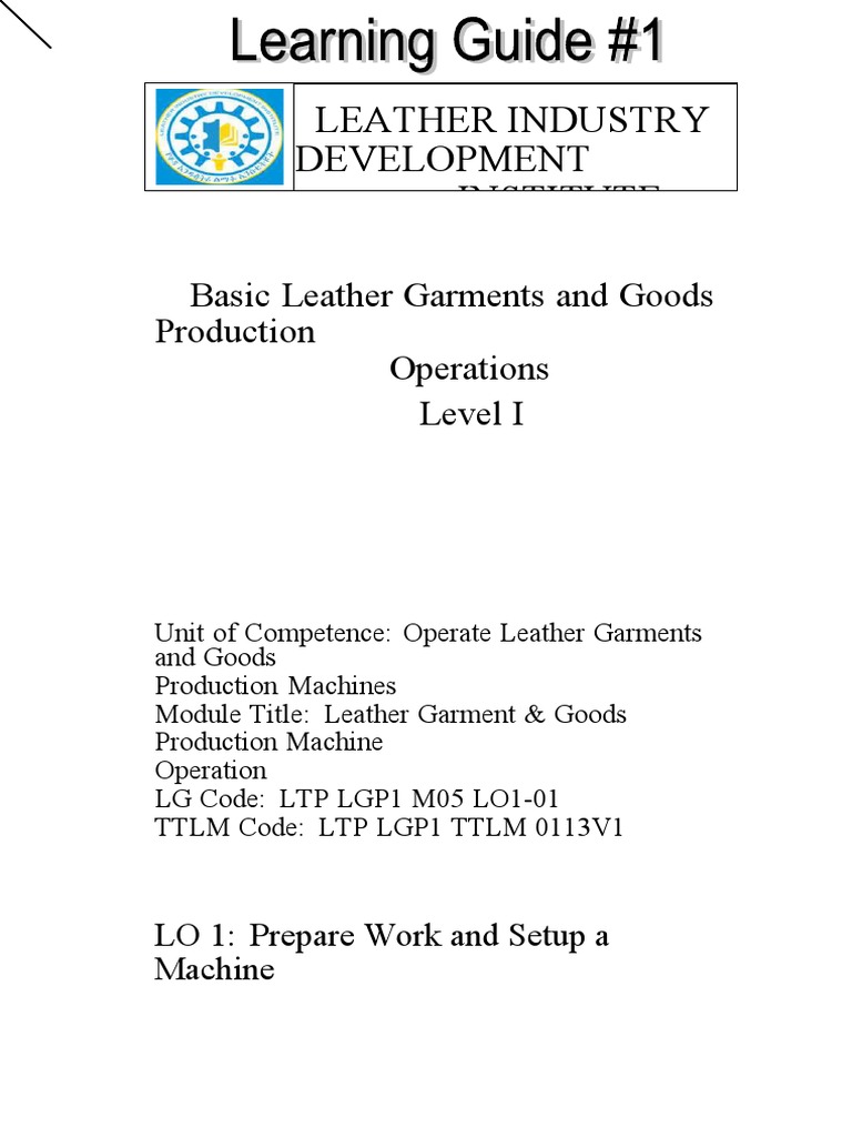 Machine Operation | PDF | Technology & Engineering