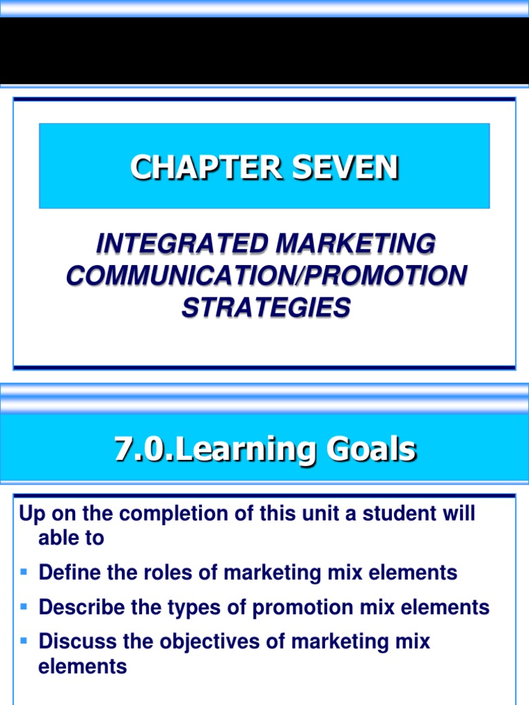 Chapter 7 - Marketing | PDF | Sales | Marketing