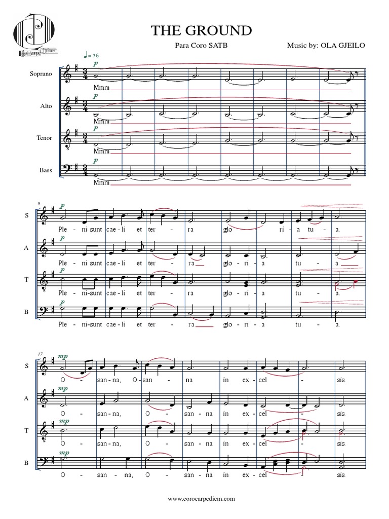 The Ground (Ola Gjeilo) | PDF