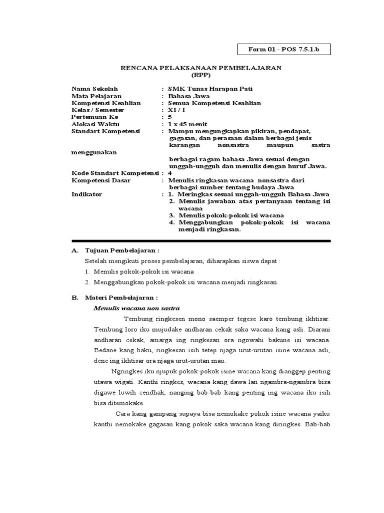 4.1 Meringkas | PDF
