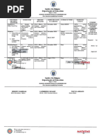 Action Plan School Elementary Learning Government Selg | PDF | Teachers ...