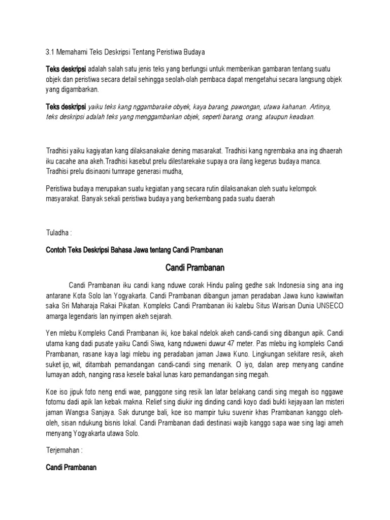 Prastawa Budaya | PDF