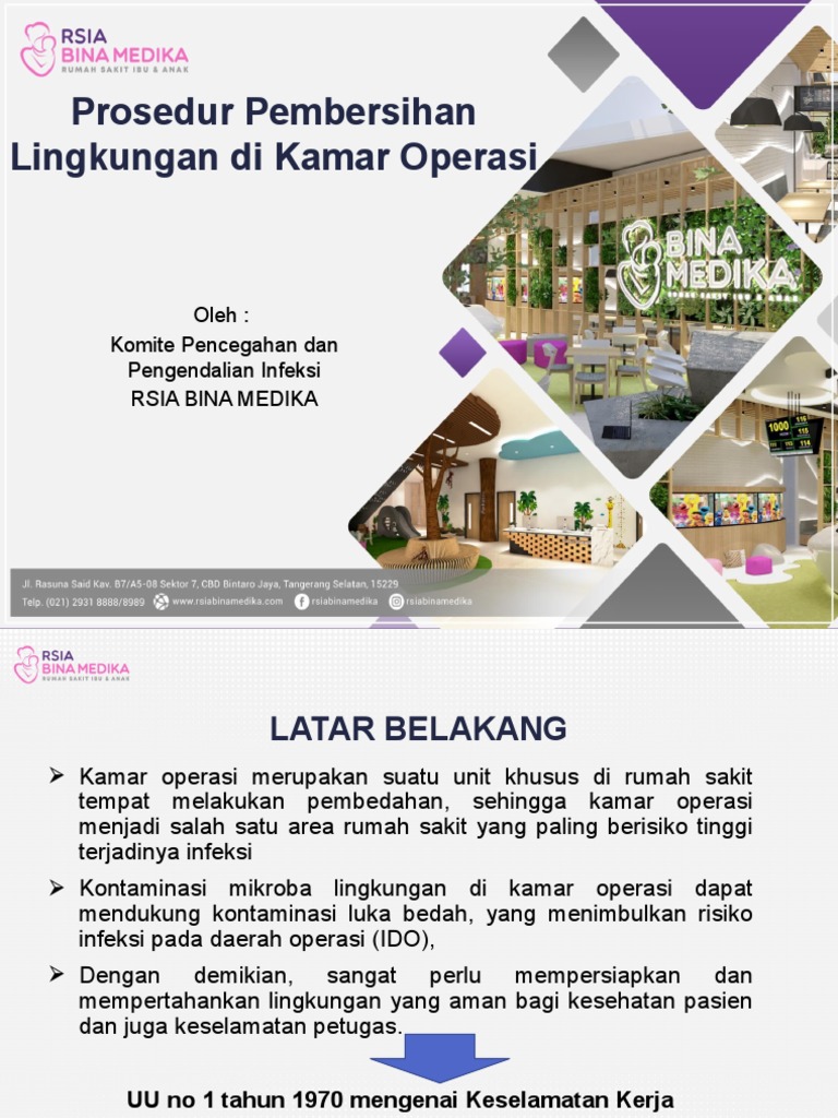 Pembersihan Kamar OPerasi | PDF