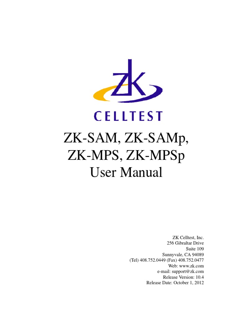 Zk-Sam, Zk-Samp, ZK-MPS, ZK-MPSP User Manual | PDF