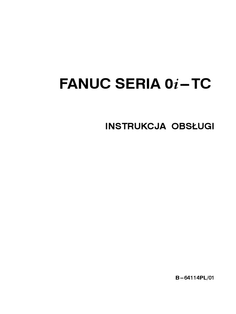 Fanuc Oi-Tc | PDF