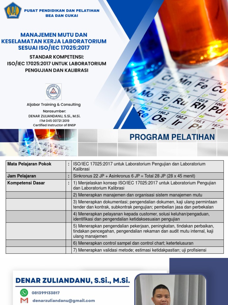 DZ - Materi 1.3 - Manajemen Mutu Laboratorium ISO IEC 17025 | PDF ...