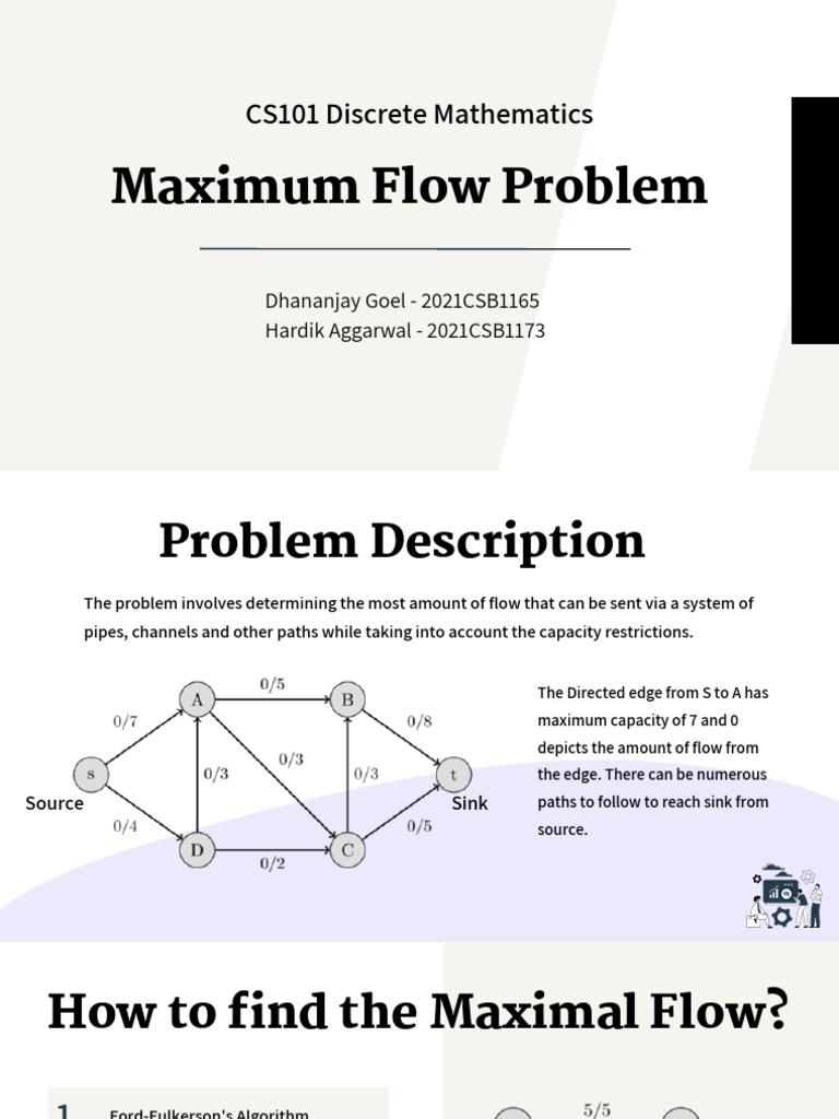 Maximum Flow Problem | PDF | Systems Theory | Computer Programming Maximum Flow Problem | PDF | Systems Theory | Computer Programming