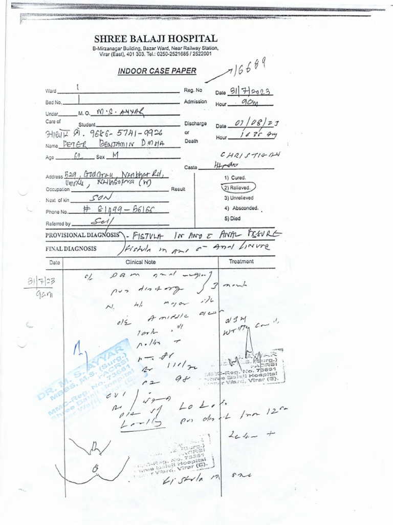 Hospital Report | PDF