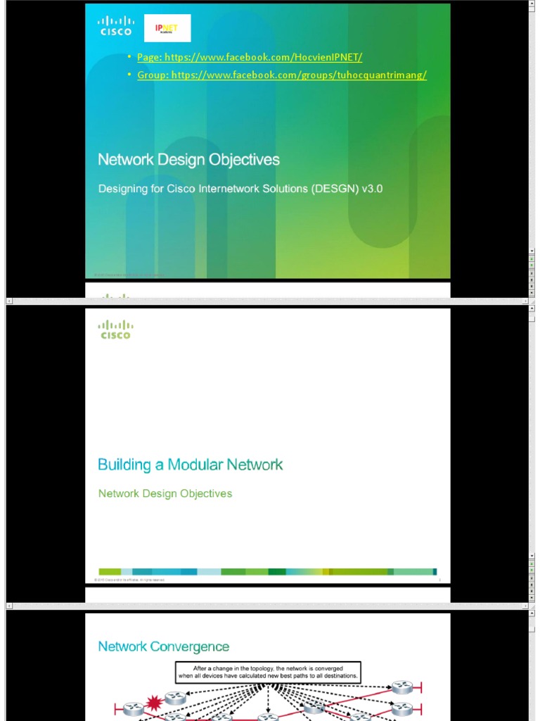 Parte2 - Network Design Objectives | PDF