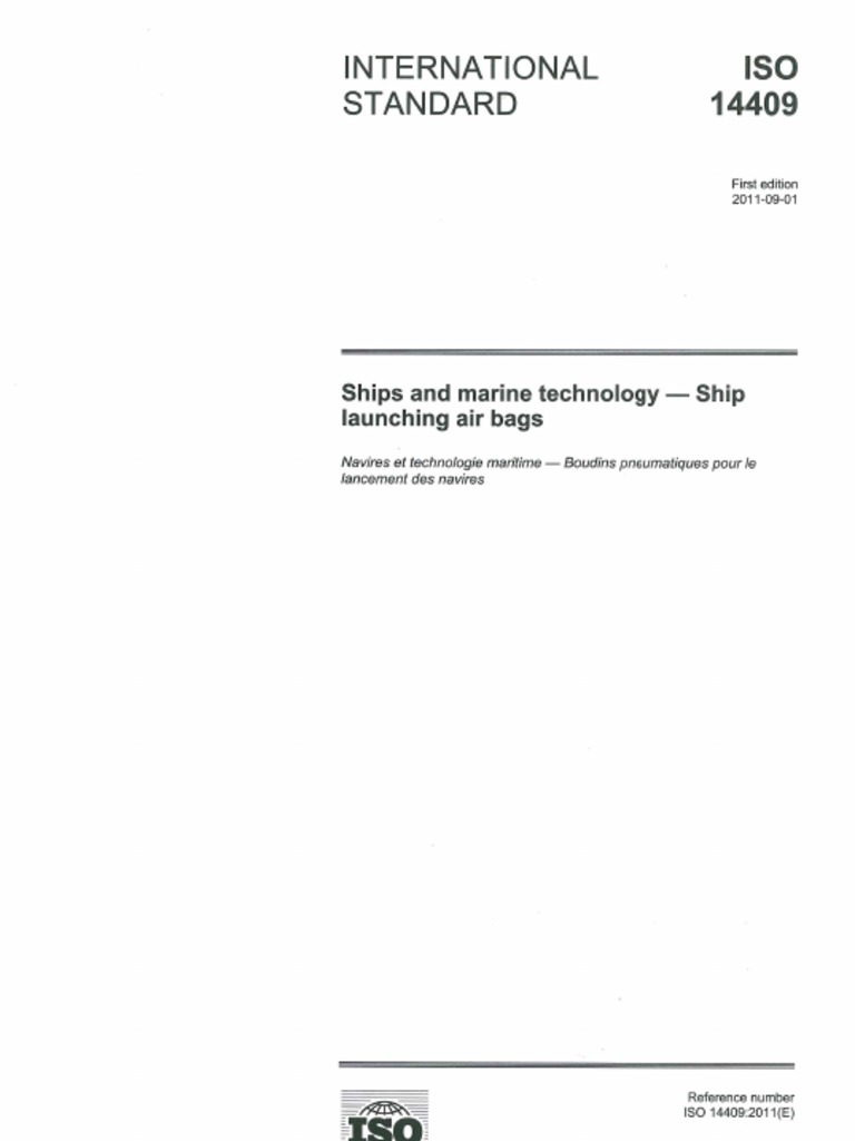 Ships and Marine Technology - Ship Launching Air Bags | PDF