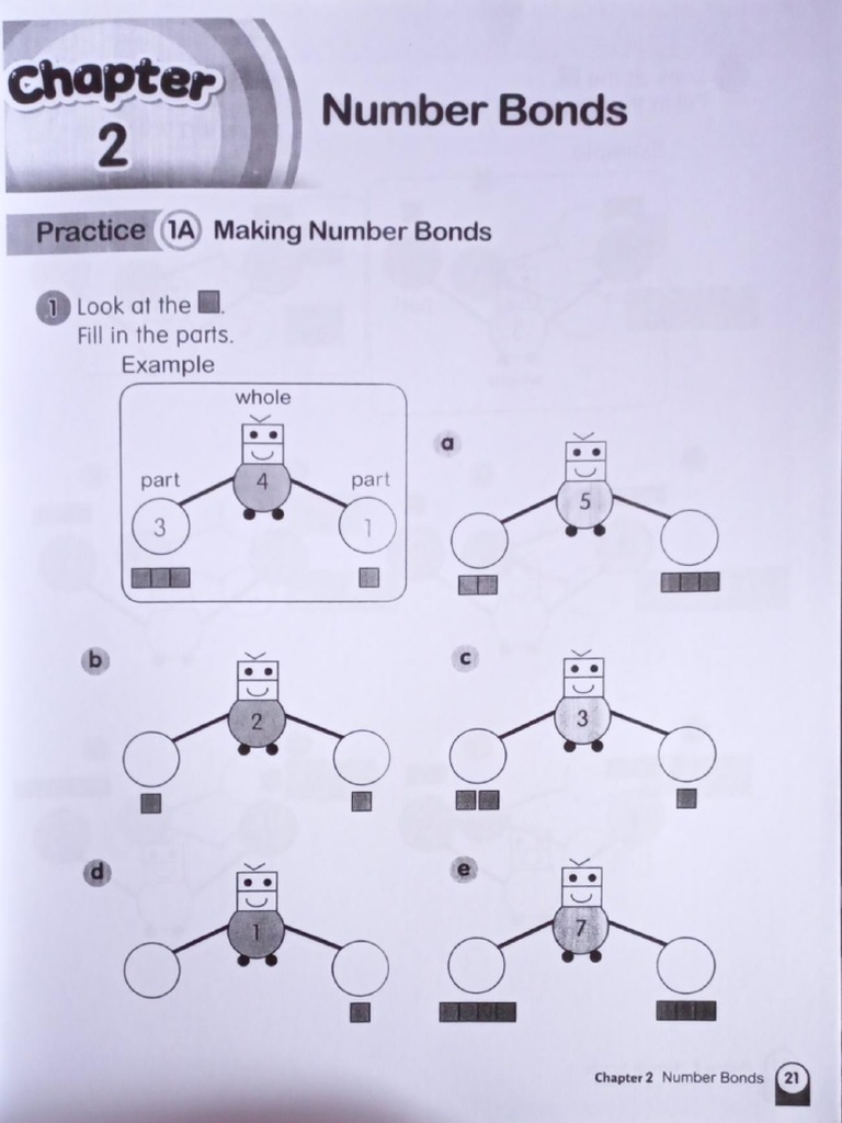 Practice 1A Making Number Bonds | PDF