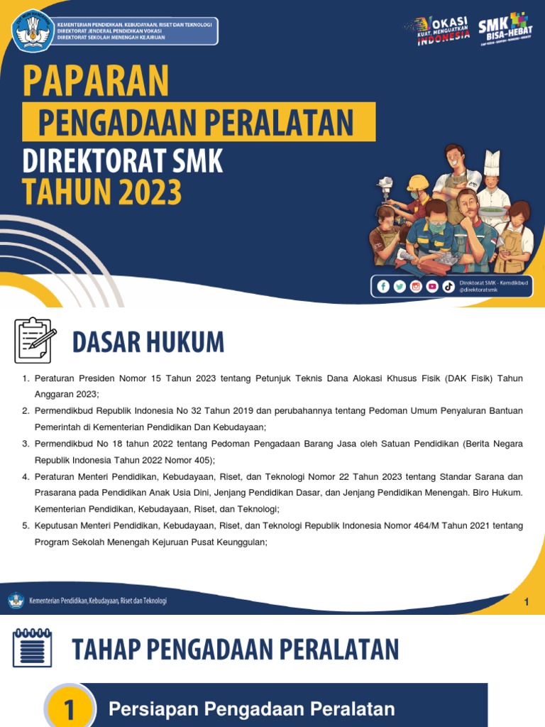 Pedoman Pengadaan Peralatan 2023-New | PDF