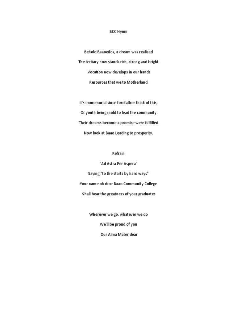 BCC Hymn-WPS Office | PDF