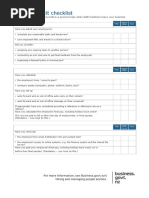 Employee Turnover Checklist Sample | PDF