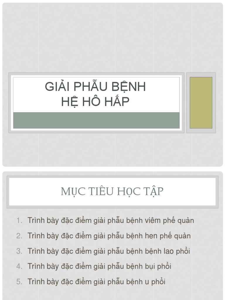 GPB HỆ HÔ HẤP | PDF