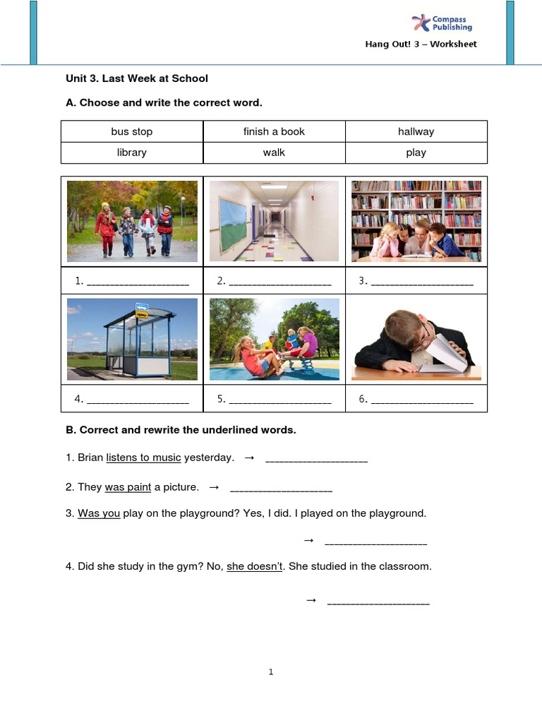 Hangout 3 Worksheet U3 | PDF