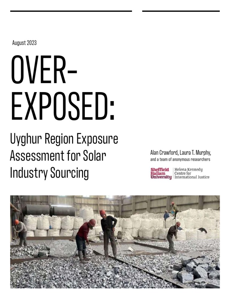 Uyghur Region Solar Supply Chain Risks | PDF | Supply Chain | Solar Cell