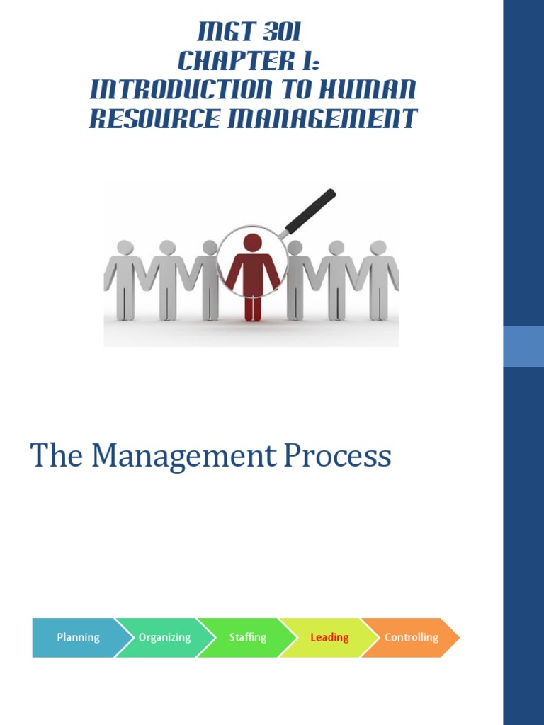 MGT 315 - Class 1 | PDF