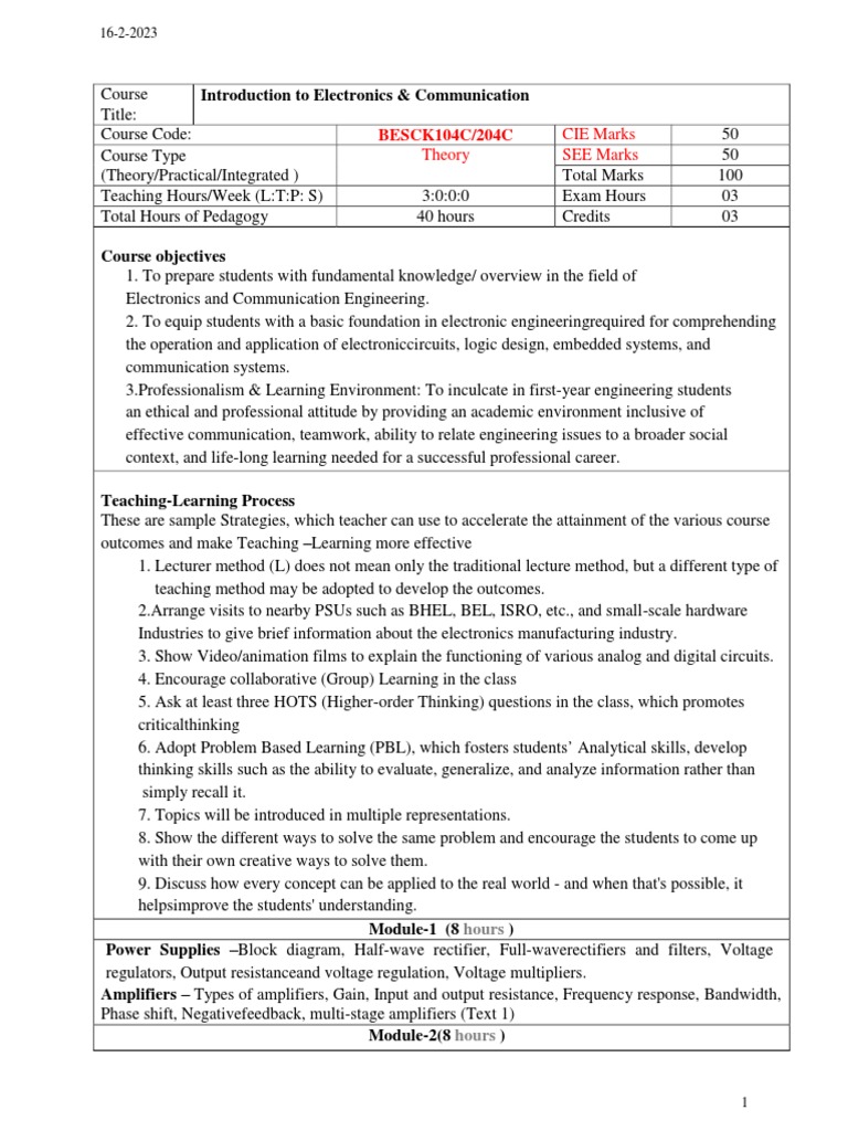 Besck104c Electronics | PDF