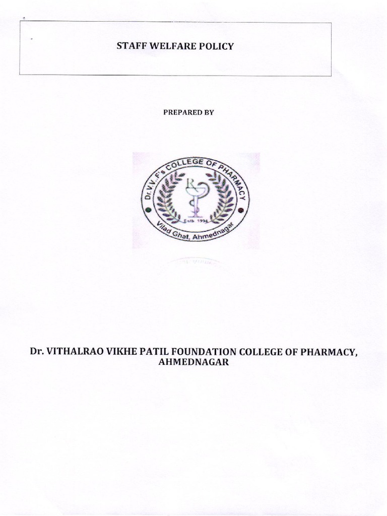 6.3.1 Staff Welfare Policy | PDF