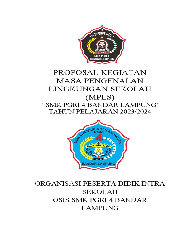 Proposal Mpls SMP Tp.2023-2024 - SMK | PDF