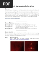 Mathematics Helps Organize Patterns and Regularities in The World | PDF ...