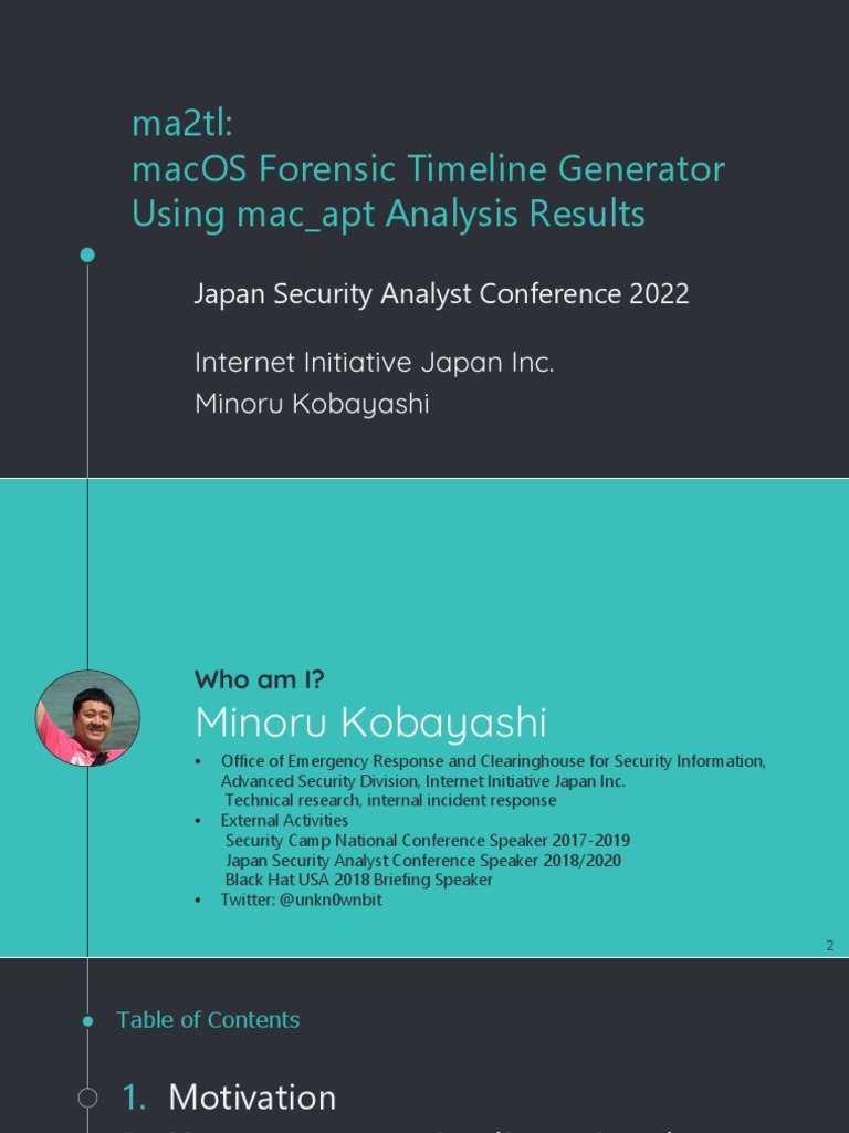 macOS Forensic Timeline Generator | PDF
