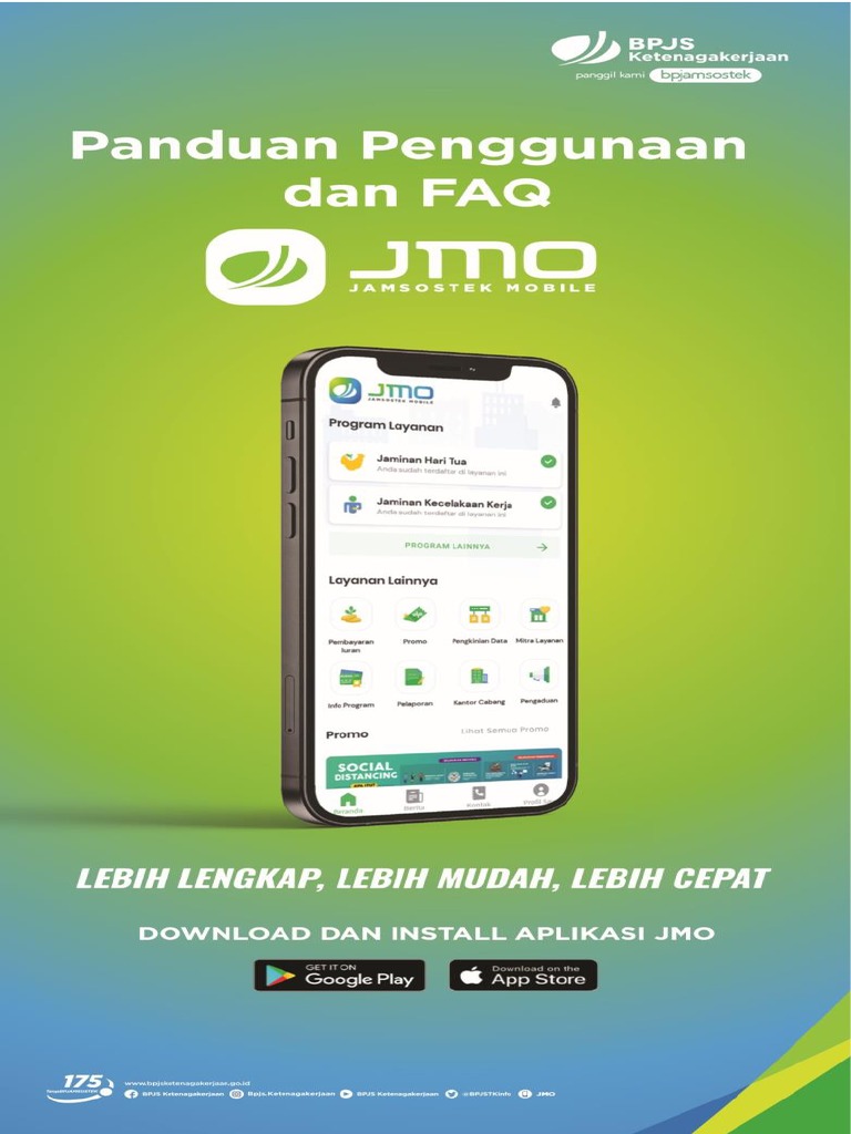Panduan Aplikasi Jamsostek Mobile (Jmo) | PDF