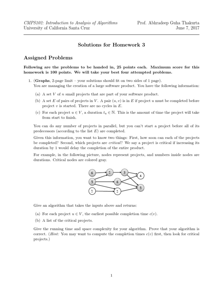 hw3 Solutions | PDF
