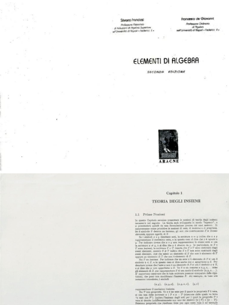 Elementi Di Algebra | PDF