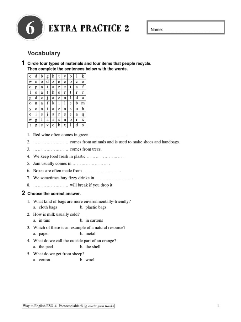 Ingles Tema 6 | PDF