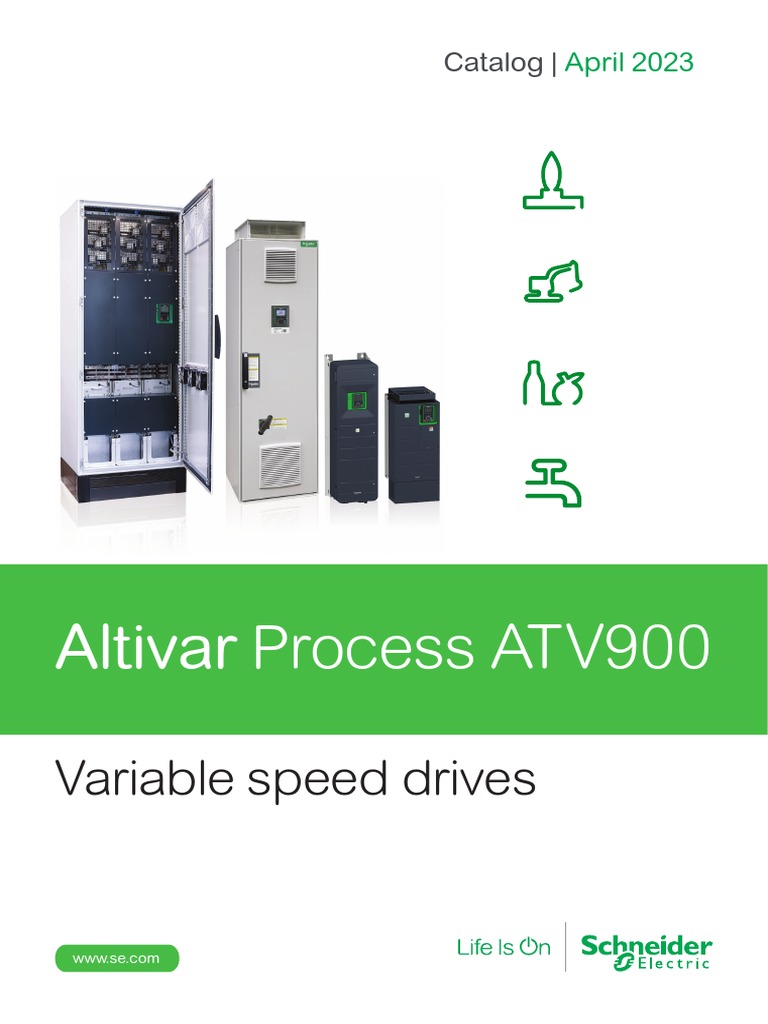 Catalog Altivar Process ATV900 Variable Speed Drives | PDF