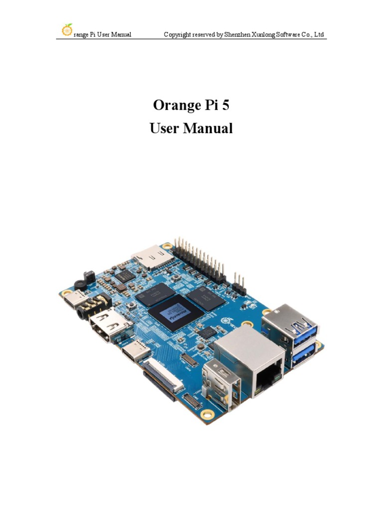 Orangepi 5 Rk3588s User Manual V1 5 Pdf