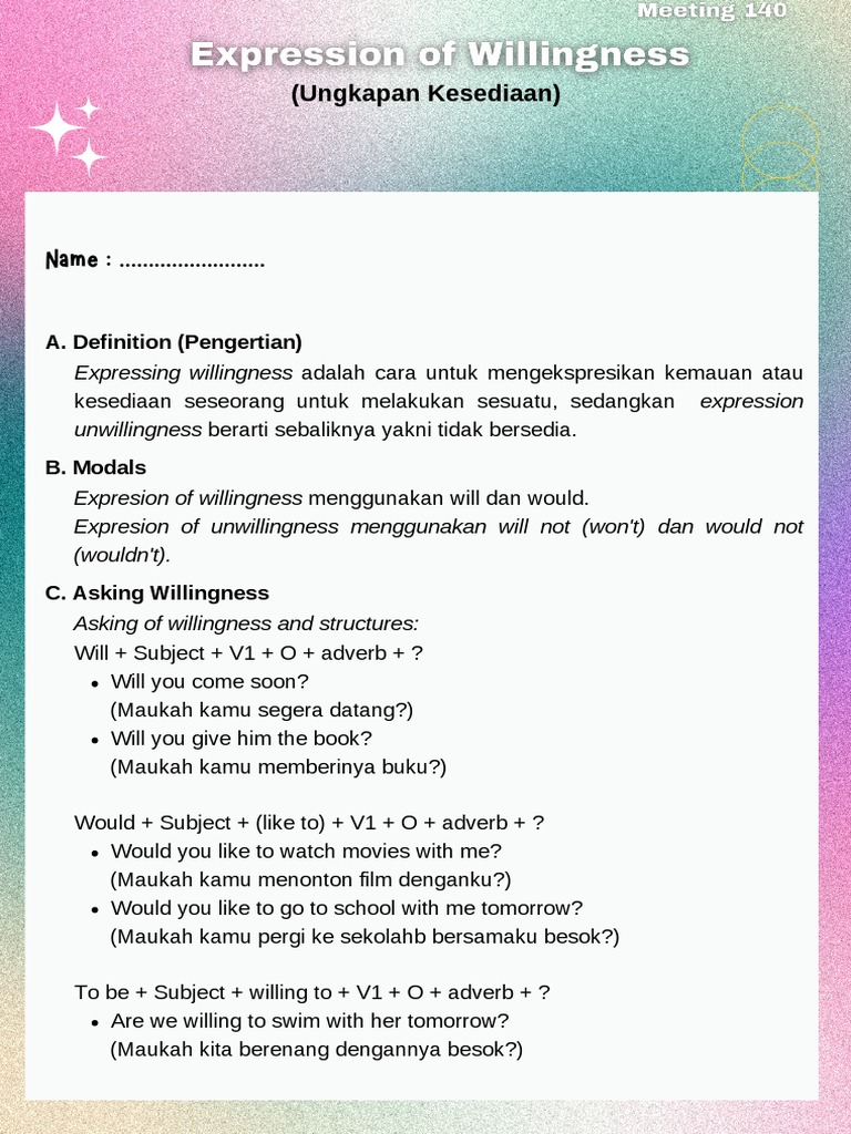 English Worksheet 7 | PDF