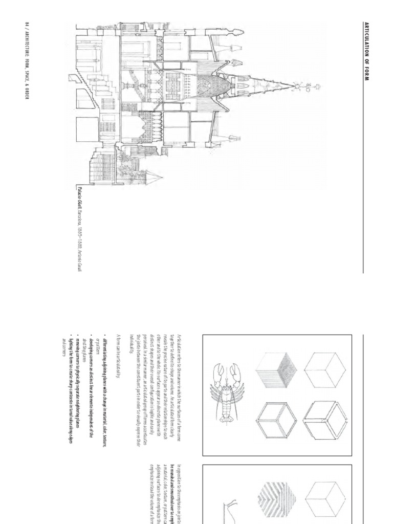 Articulation of Forms in Architecture | PDF | Geometry