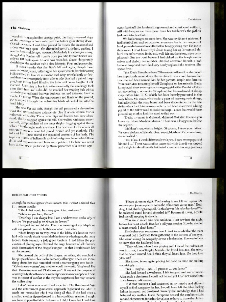 The Mistress by Karim Raslan-1 | PDF