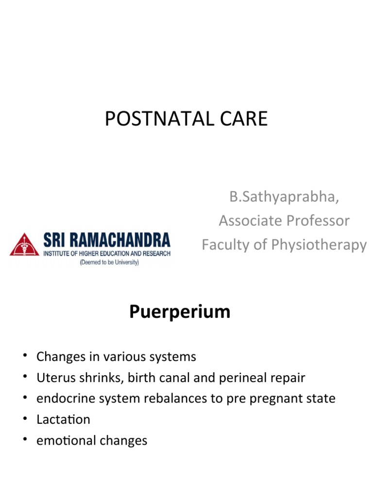 POSTNATAL Assessment and Care | PDF