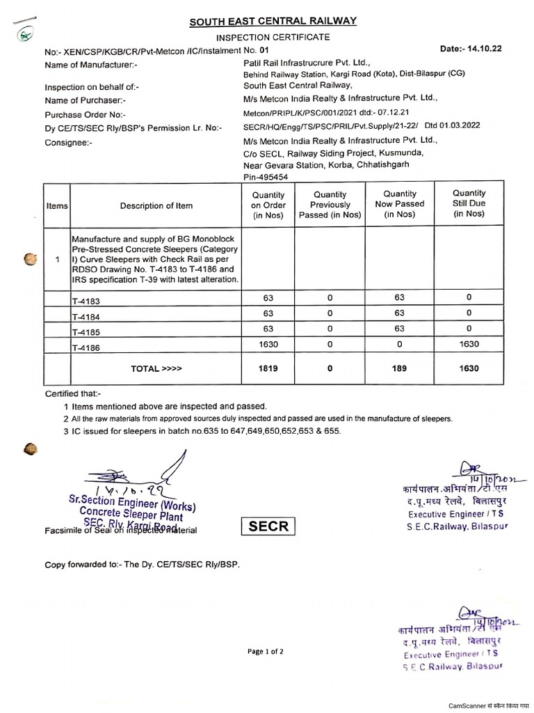 Metcon CR (T-4183-4186) Ic | PDF
