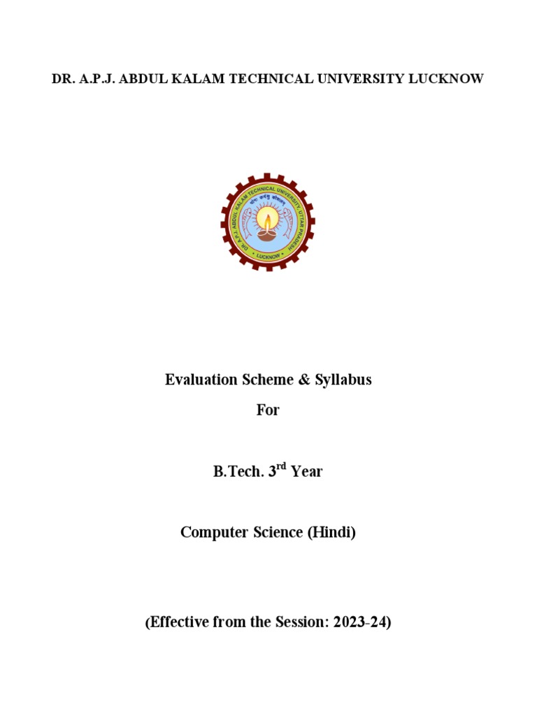 BTech. 3rd Year - CSE - Hindi - 2023-24 | PDF | Parsing | Relational ... BTech. 3rd Year - CSE - Hindi - 2023-24 | PDF | Parsing | Relational ...