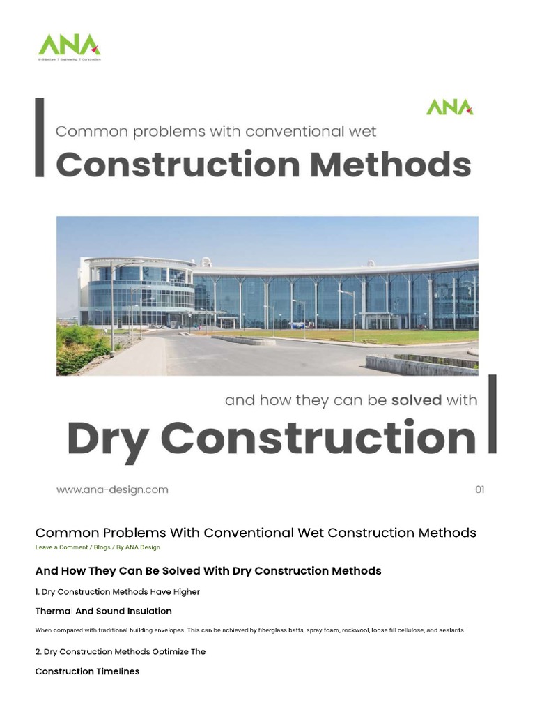 Dry Construction | PDF
