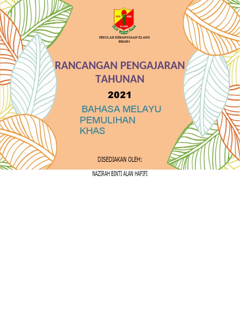 Rancangan Pengajaran Pemulihan 2021 | PDF