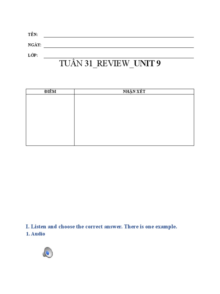 Unit 9 Test Review Worksheet | PDF