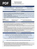 Blue and Gray Simple Professional CV Resume | PDF | Sales | Business