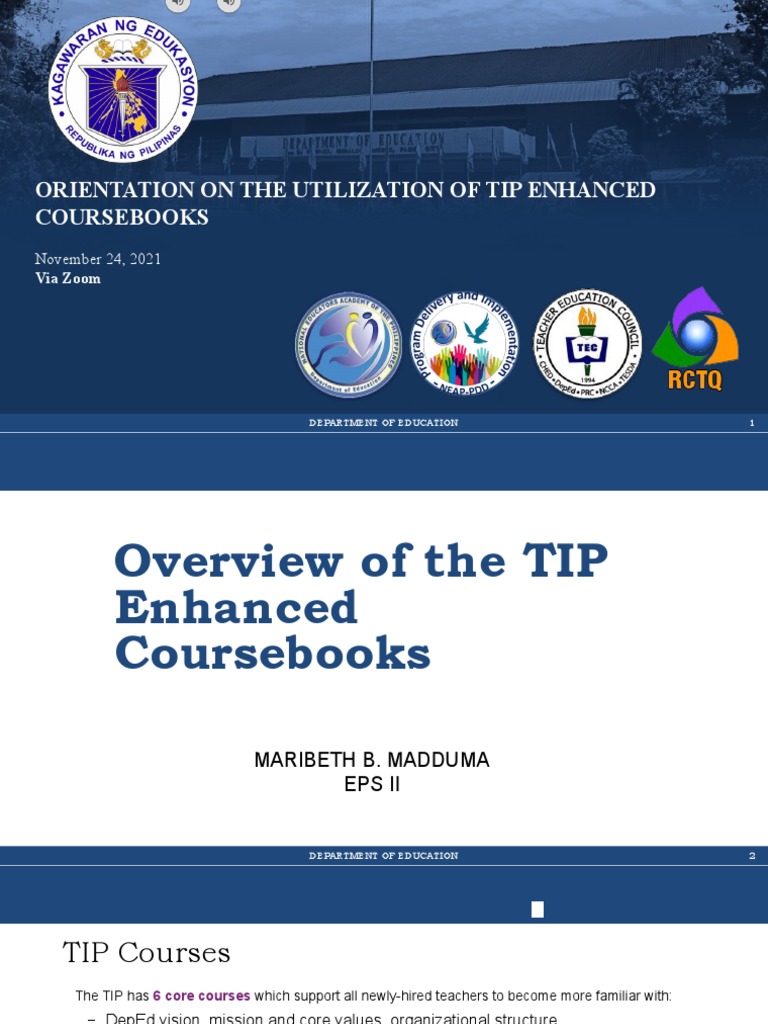 IPBT Orientation Modules Walkthrough | PDF