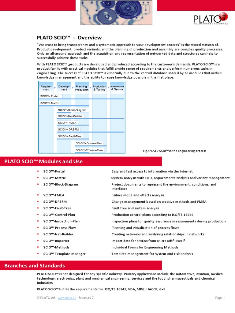 PLATO-SCIO_Brochure | PDF